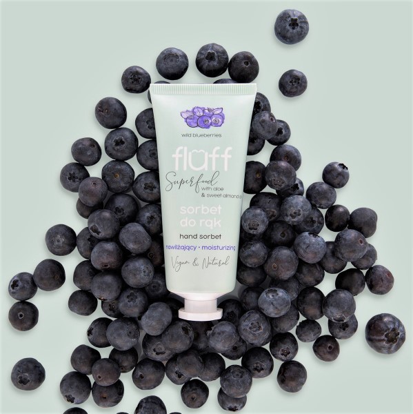 Fluff Sorbet Hand Cream Wild Blueberries 50ml – Coslovemetics.mk